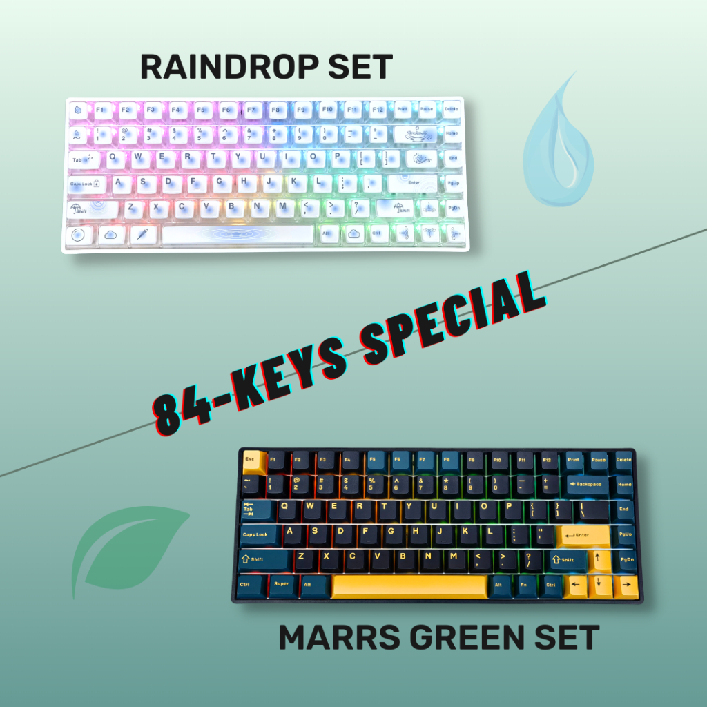 MKB Full Build Tri-Mode RGB Custom Mechanical Keyboard Build DK84 ...