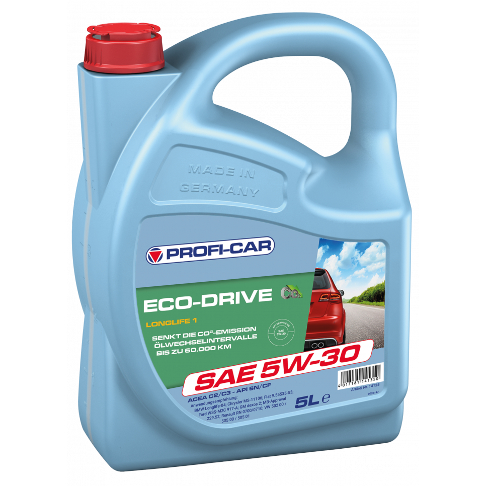 PROFI-CAR ECO-DRIVE LONGLIFE-1 5W30 C3 Fully Synthetic Engine Oil (5L ...
