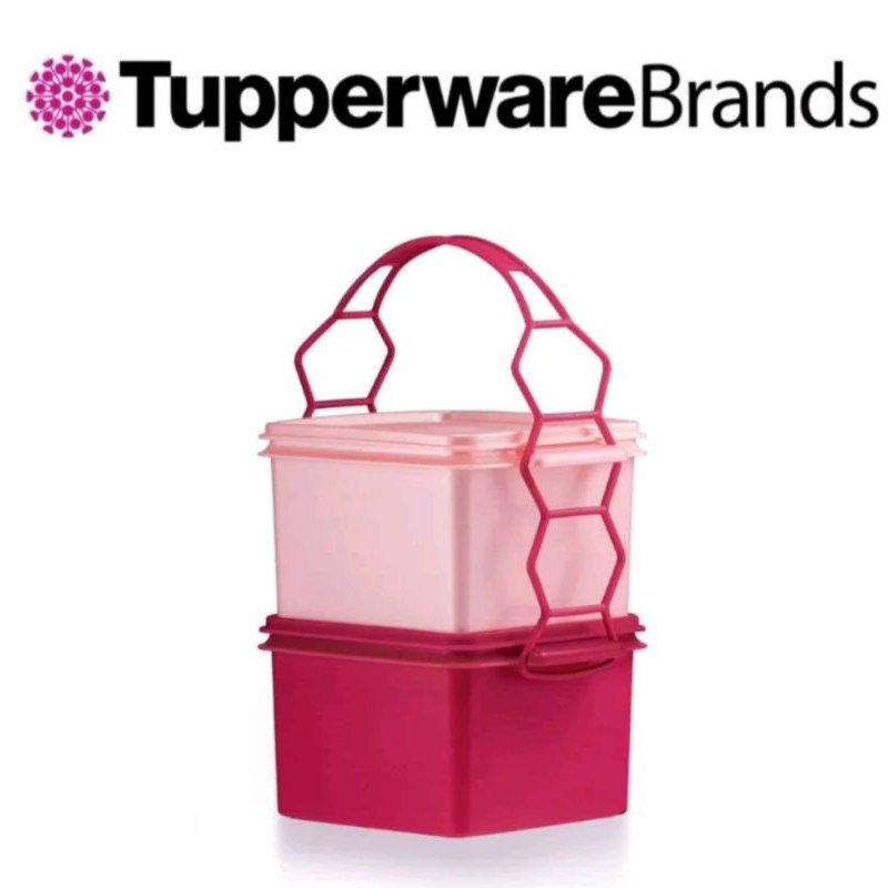 READY STOCK Tupperware Double Deep with Cariolier(2)1.7L each | Shopee ...