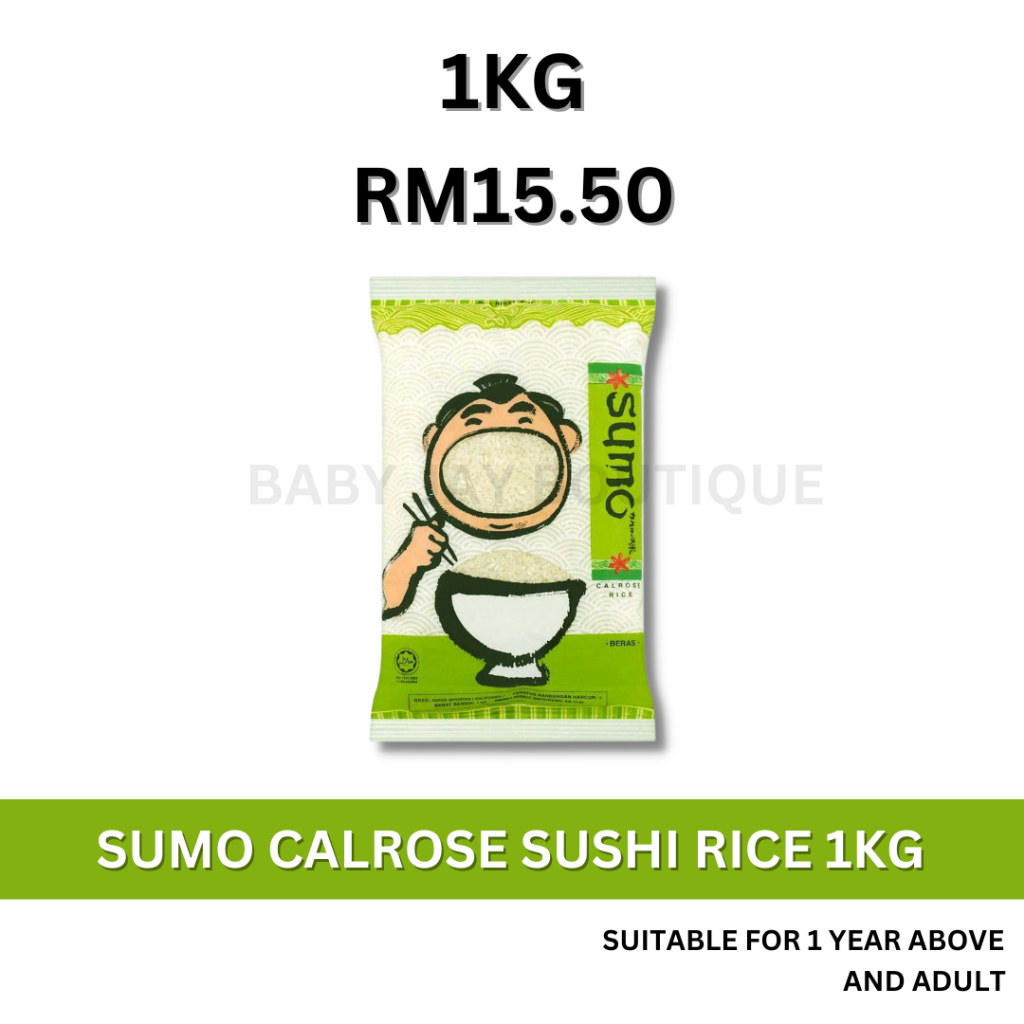 [1KG] SUMO CALROSE RICE FOR 1 YEARS+ | Shopee Malaysia