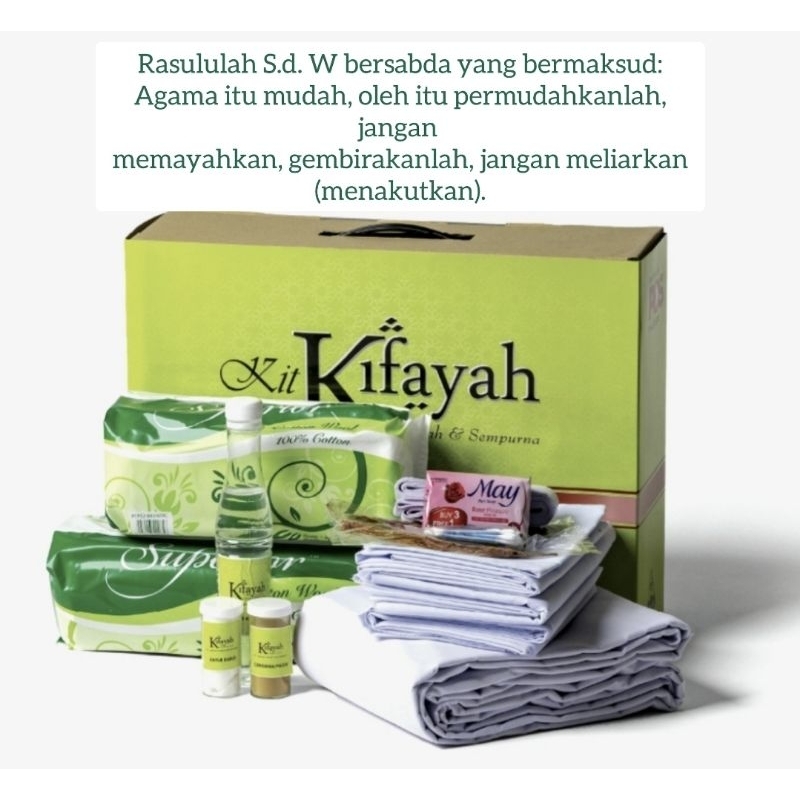 kit kelengkapan Pengurusan Jenazah KIT KIFAYAH | Shopee Malaysia