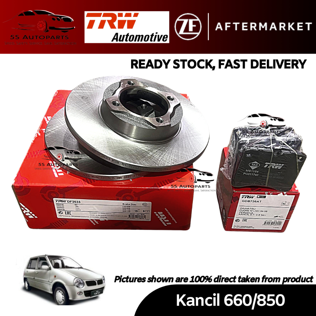 TRW Perodua Kancil 660/ 850 Front (Depan) (211MM) - Single Layer Disc ...