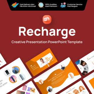 Recharge Animated Creative PowerPoint Presentation Template | Shopee Malaysia