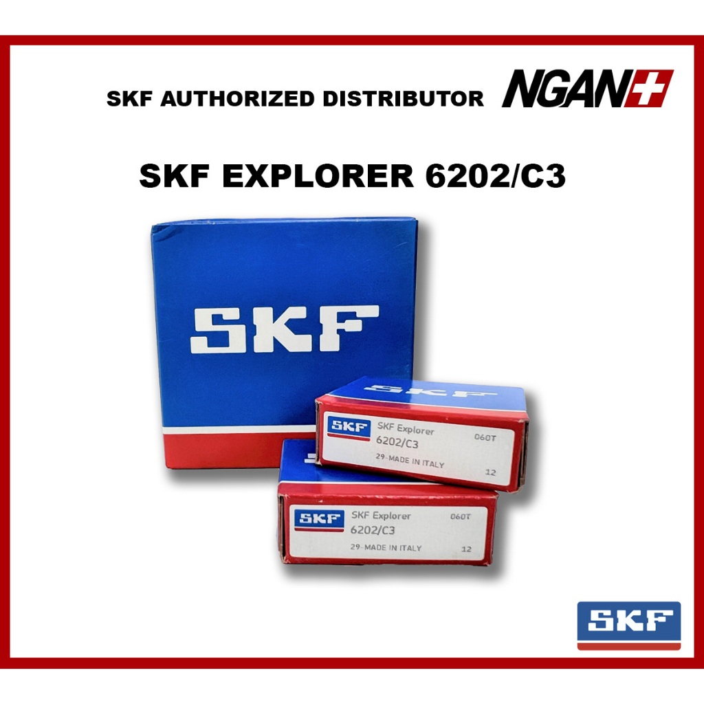 SKF EXPLORER 6202 C3 , 6202 2RSH/C3 , 6202 2Z/C3 Deep groove ball ...
