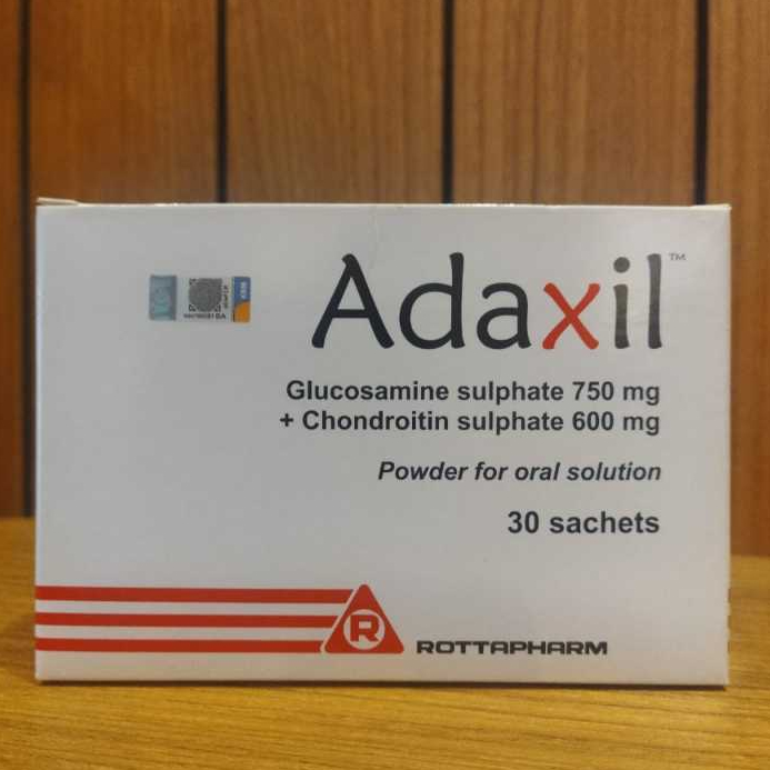 ADAXIL GLUCOSAMINE 750 + CHONDROITIN 600MG POWDER 30S (EXP 07/2026 ...