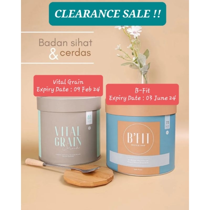 Clearance Sale!! B-Fit & Vital Grain by Sendayu Tinggi - Food ...