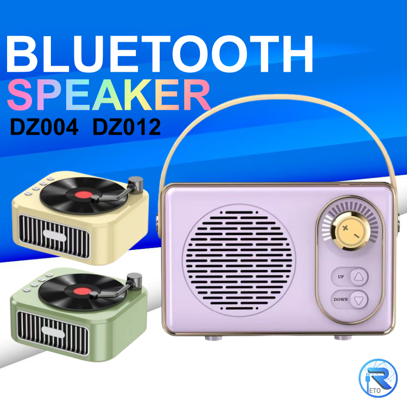 DZ-004 DZ-012 Mini Speaker Bluetooth Stereo Surround Sound Effect Portable Rechargeable Small ...