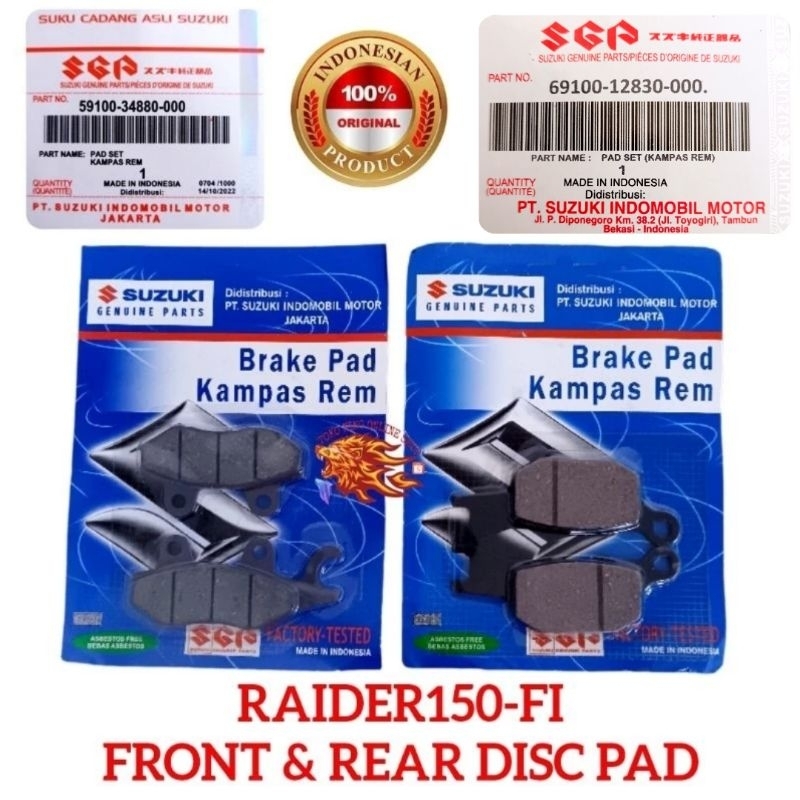 SGP SUZUKI RAIDER150 RAIDER-150 FI SATRIA FU FUEL INJECTION RAIDER150I ...