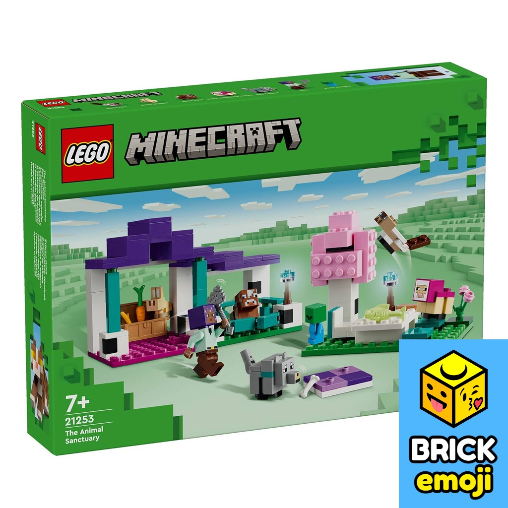 LEGO 21253 Minecraft The Animal Sanctuary | Shopee Malaysia