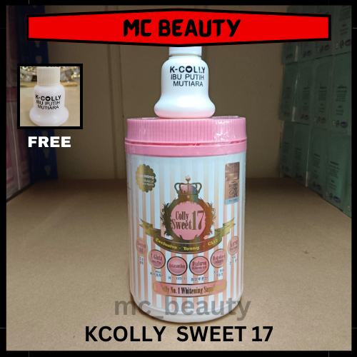 KCOLLY SWEET 17 + FREE IBU PUTIH - PUTIHKAN KULIT AWET MUDA SERTA ...