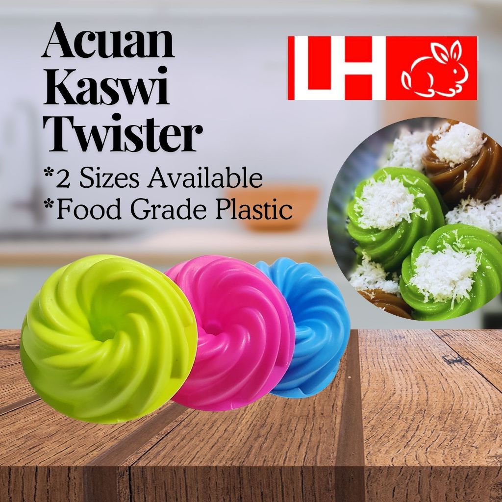Acuan Kaswi Viral 12pcs/24pcs/48pcs Acuan Twister Mold Lapis Spiral ...