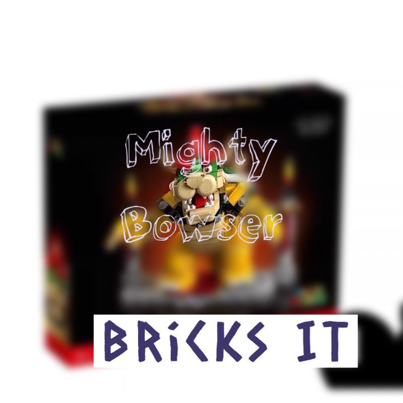 Lepin Mighty Bowser Super Mario Series Building Block Bricks Compatible ...