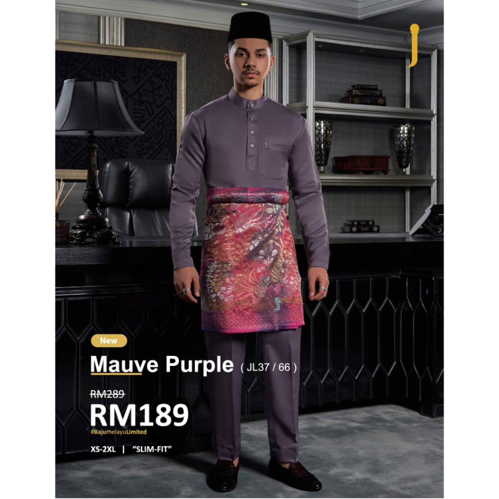 (SET RED) JAKEL LIMITED Baju Melayu Jakel Asad Motawh by JAKEL Cekak ...
