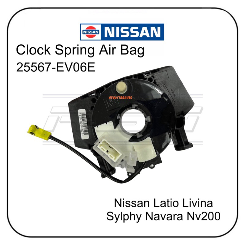 Nissan Latio Livina Navara Sylphy Nv200 Clock Spring Air Bag 25567 ...