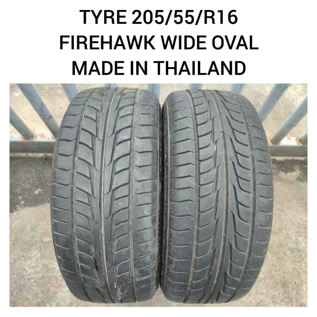 Tayar 205/55/R16 Firehawk Wide Oval Tyre / Tayar / Tire | Shopee Malaysia