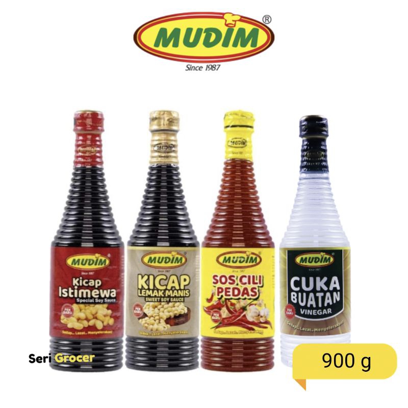 MUDIM (900 g) - KICAP ISTIMEWA, KICAP LEMAK MANIS, SOS CILI, CUKA ...