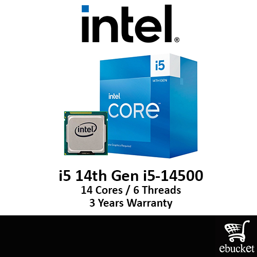 INTEL CORE I5-14500 1.9GHZ 24MB CACHE LGA1700 PROCESSOR | Shopee Malaysia