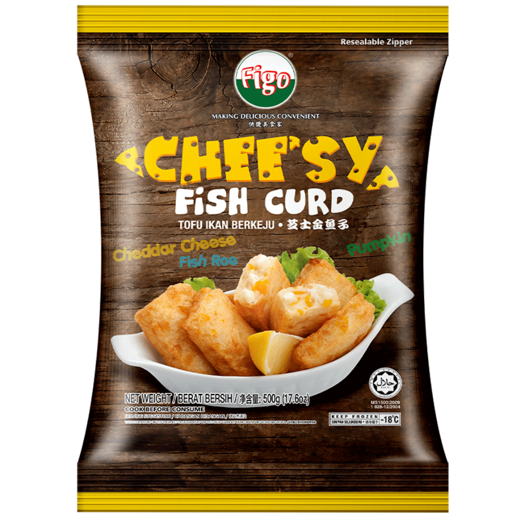 Figo Premium Cheesy Fish Turd 500g Frozen Halal Cheese Seafood Tofu ...