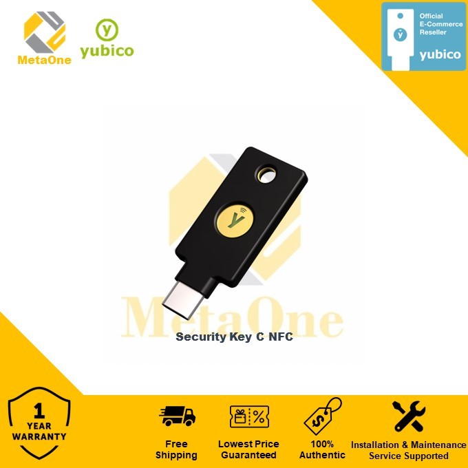 [READY STOCK]YubiKey Security Key C NFC by Yubico (GTIN: 5060408465301 ...