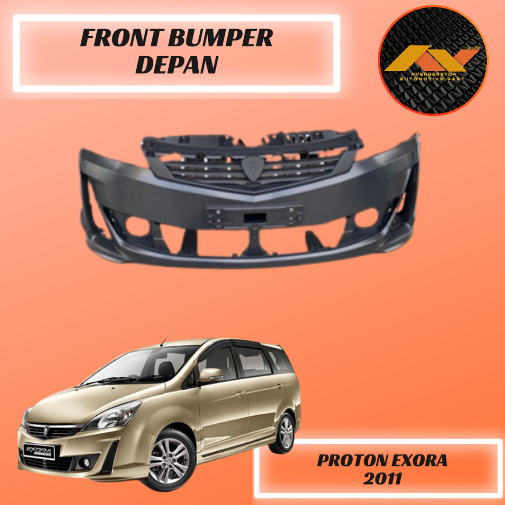 PROTON EXORA 2011- 2024 BOLD FRONT BUMPER DEPAN PP MATERIAL 100% NEW ...