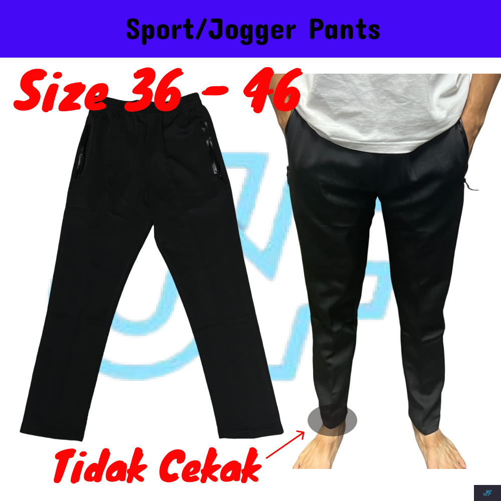 Premium Tracksuit Dewasa Slimfit Stretch Fabric Seluar Sukan Seluar ...