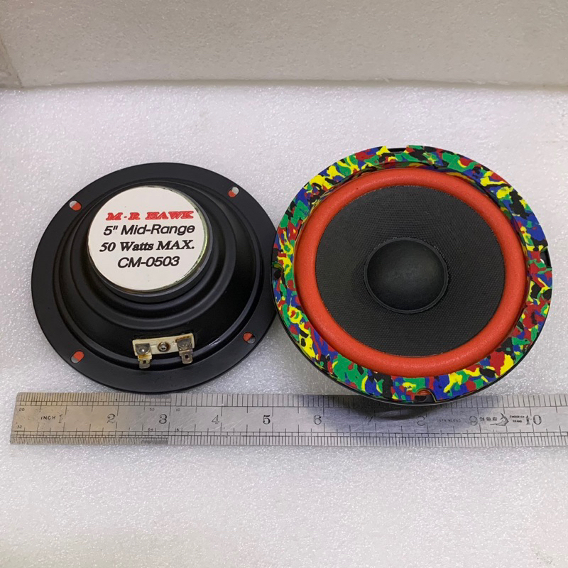 (1pc) Mr Hawk 5" Inch 50W 130MM Portable Audio Mid Range Speaker Unit ...