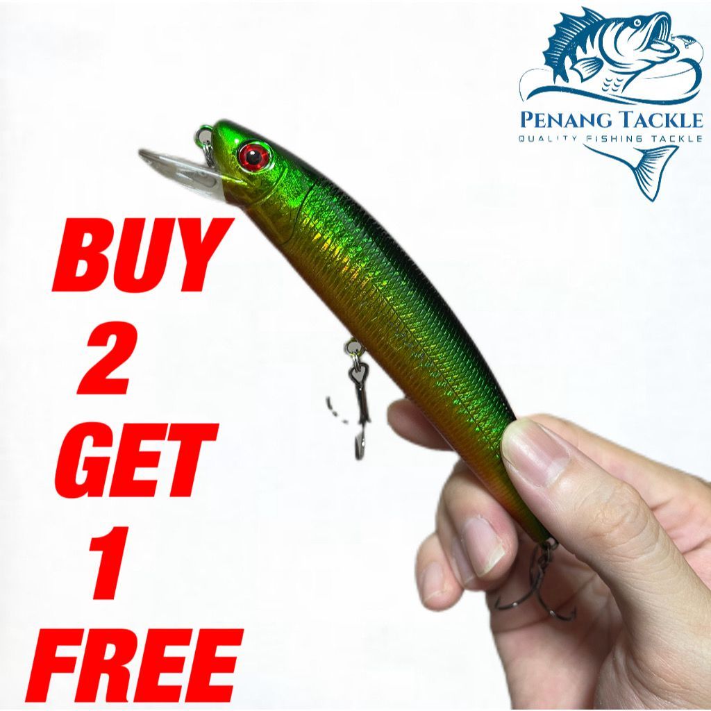 🇲🇾 1PCS Minnow Fishing Lures With Box 13.5cm/19g Gewang Siakap & Kerapu | Shopee Malaysia