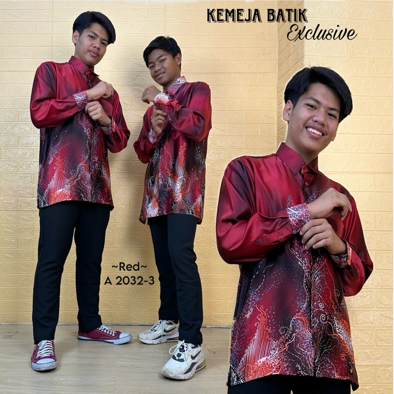 BAJU KEMEJA BATIK EXCLUSIVE ( BAJU BATIK KOPERAT ) | Shopee Malaysia