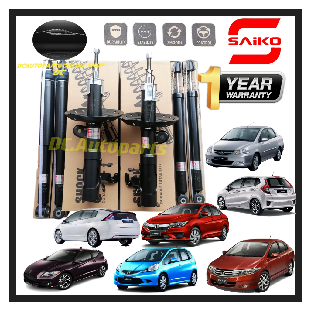 SAIKO ABSORBER CITY SEL JAZZ GD IDSI VTEC/ T9A GM6 T5A GK / TMO GM3 ...