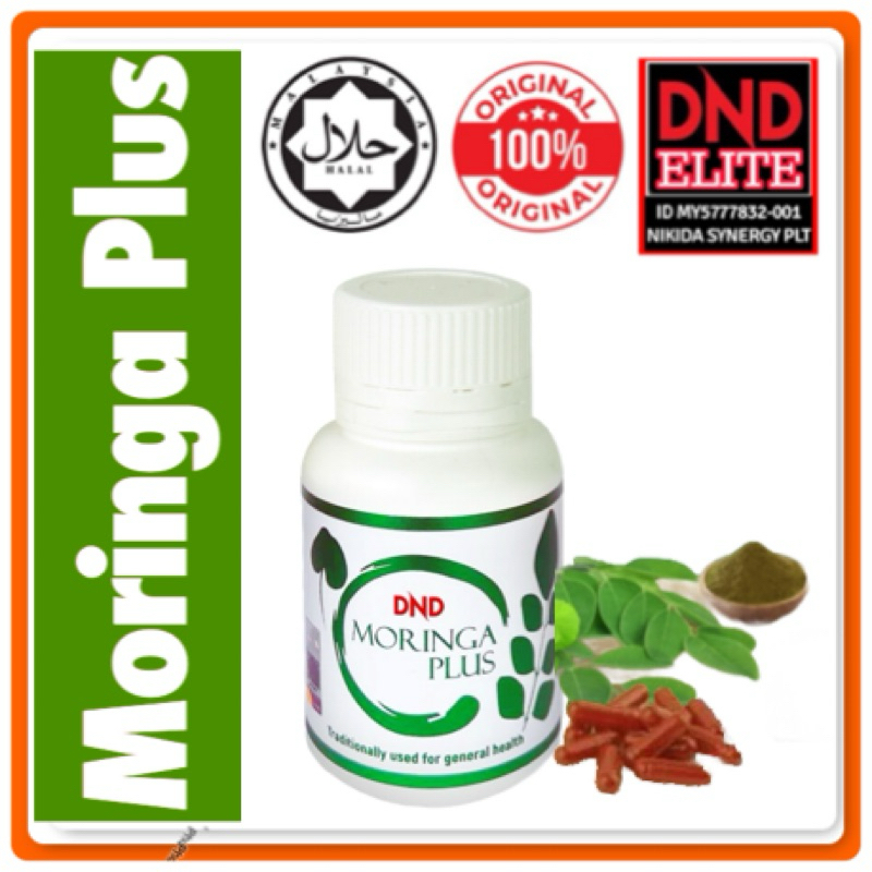 🍉1-6 BOTOL DND MORINGA PLUS by DR NOORDIN DARUS. Ekstrak MORINGA & PEGAGA. MAL20096085T | Shopee ...
