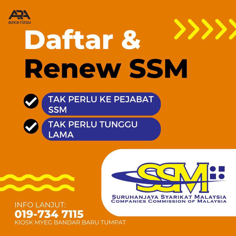 DAFTAR SSM DAN RENEW SSM | Shopee Malaysia
