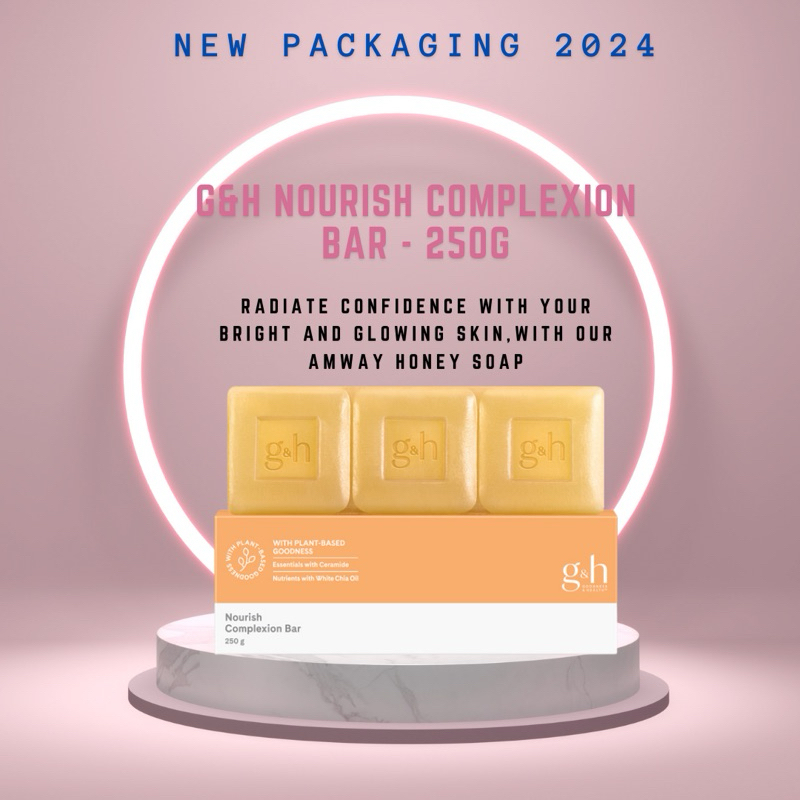 2024 G&H Nourish Complexion Bar - 250g (Honey soap) | Shopee Malaysia