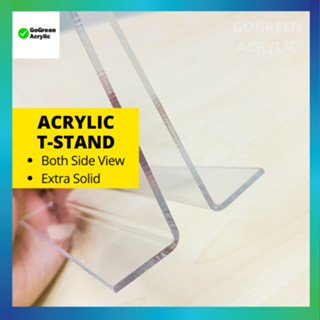 Acrylic Display Stand A4/A5/A6 ** BOTH SIDE VIEW + Extra Stable + Extra ...