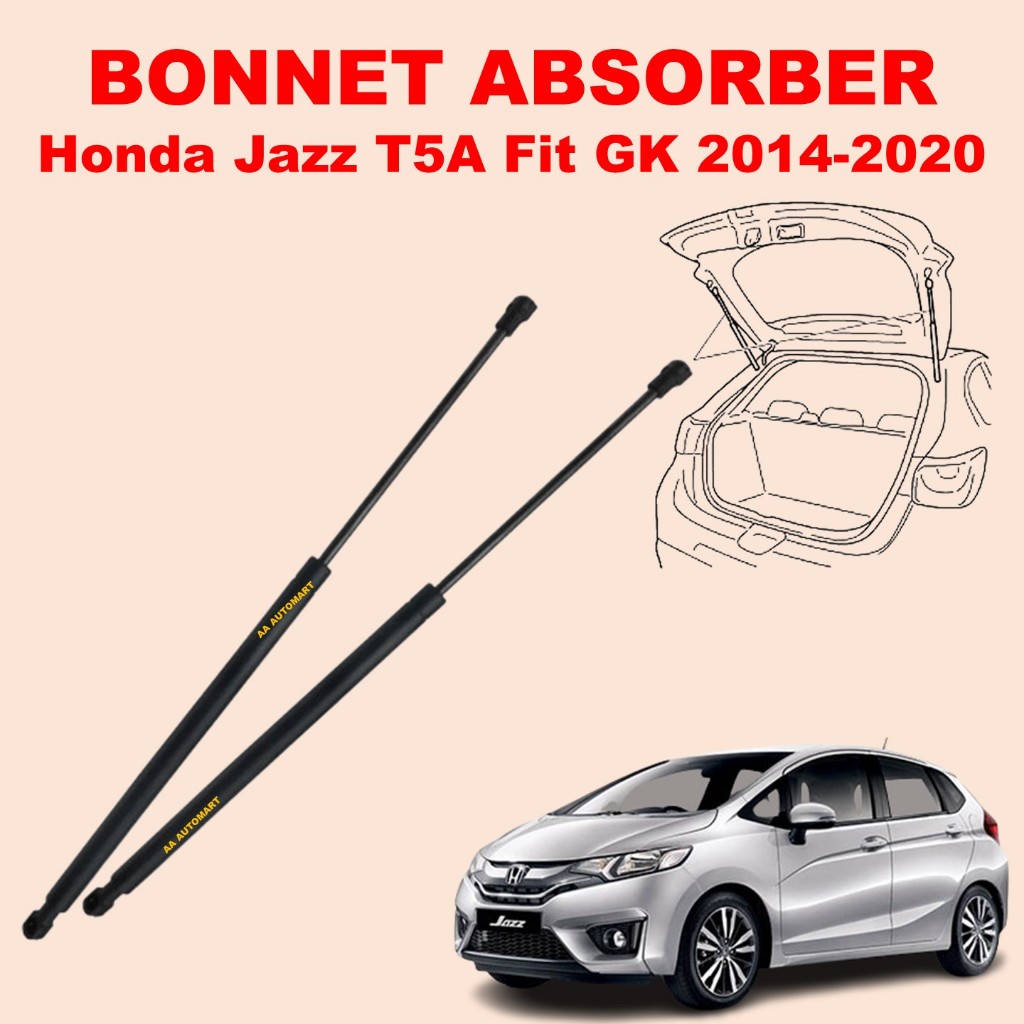Honda Jazz T5A Fit GK 2014-2020 Rear Bonnet Absorber Boot Damper Rear ...