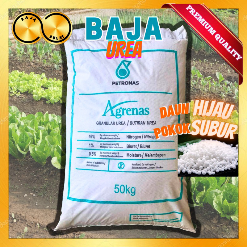 Baja UREA Agrenas Petronas Murah | Baja Daun Hijau | Baja Tunggal ...