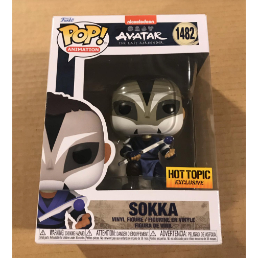 Funko Pop Avatar The Last Airbender Sokka #1482 Hot Topic Exclusive ...