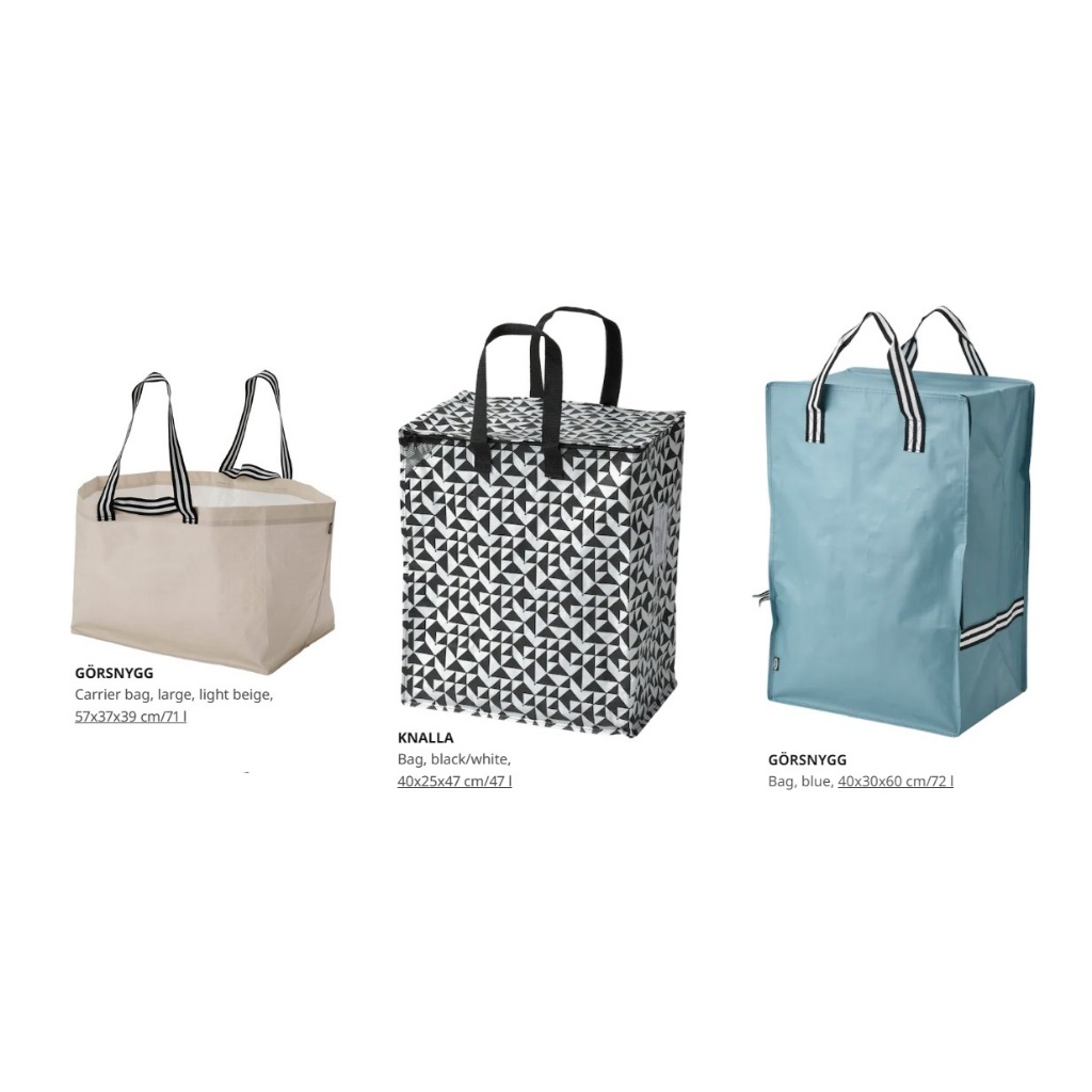 IKEA Carrier Bag | Recycle Shopping Beg | Laundry | Reusable Eco Beg ...