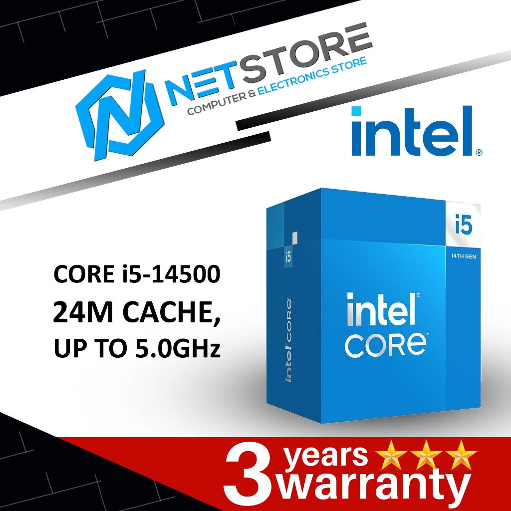 INTEL CORE i5-14500 24M CACHE, UP TO 5.0GHz - BX8071514500 | Shopee ...