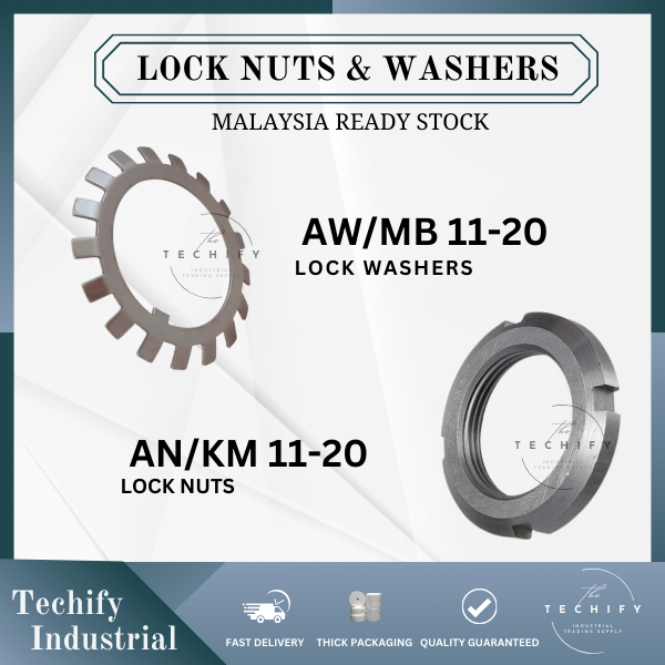 Lock Nuts AN 11-20 Lock Washer AW 11-20 Lock Nut C/W Lock Washer ...