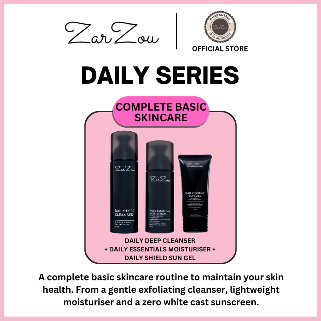 Daily Series Skincare ZarZou | Shopee Malaysia