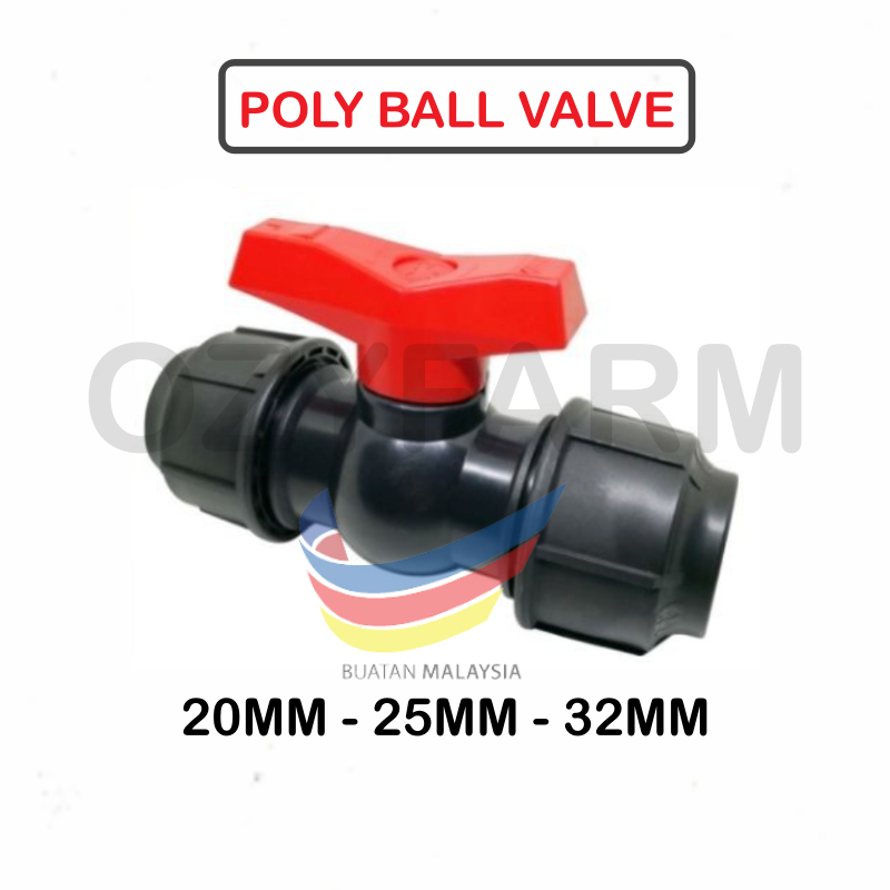 poly ball valve compact valve poly stopcock | Shopee Malaysia