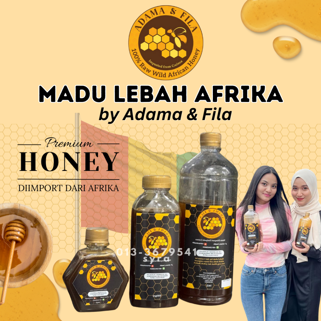 MADU ASLI FILA ADAMA Madu Lebah Liar Afrika Madu Organik 100% Pure ...