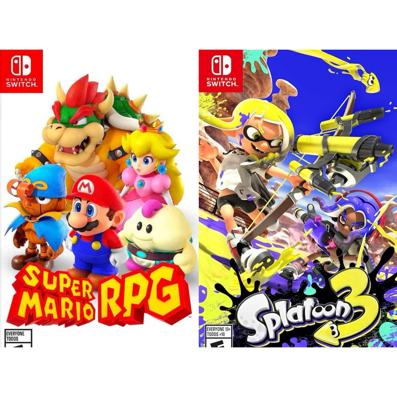 （2in1）Nintendo Switch Digital Splatoon 3+Super Mario RPG 超级玛利欧RPG+喷射3 ...