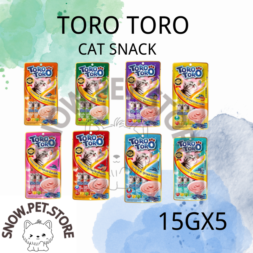 Toro Toro Premium Cat Treat (15Gx5) Cat Creamy Treat added with ...