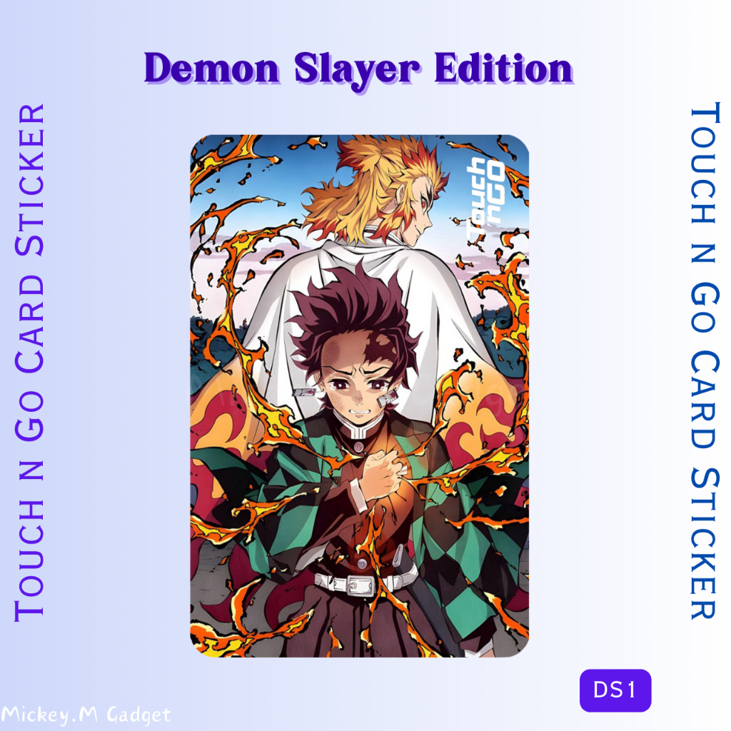 Demon Slayer Edition Touch n Go Card Sticker - ATM CARD SMART CARD ...