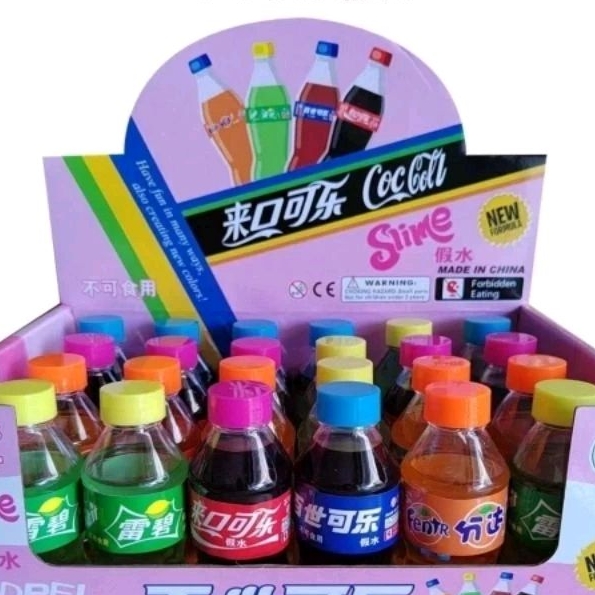 Coke slime fake water non-toxic and tasteless sparkling water diy ...