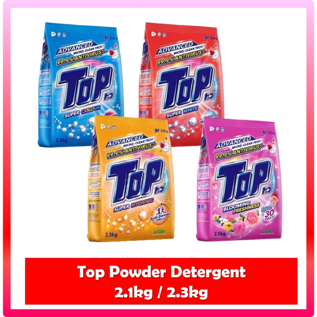 Top Detergent Powder 2.1kg / 2.3kg | Shopee Malaysia
