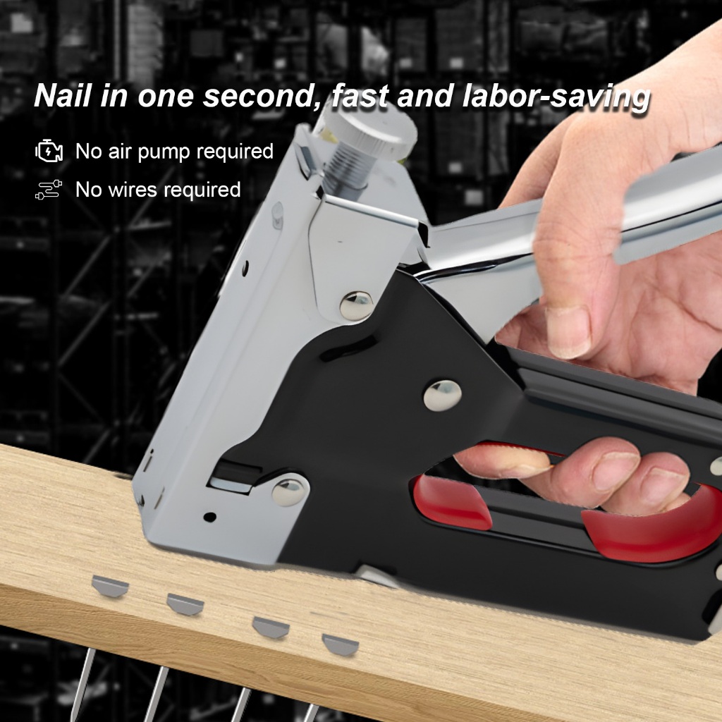 4 in 1Powerful Heavy Duty Stapler Gun/Gun Tacker/Stapler/Staples/Free ...