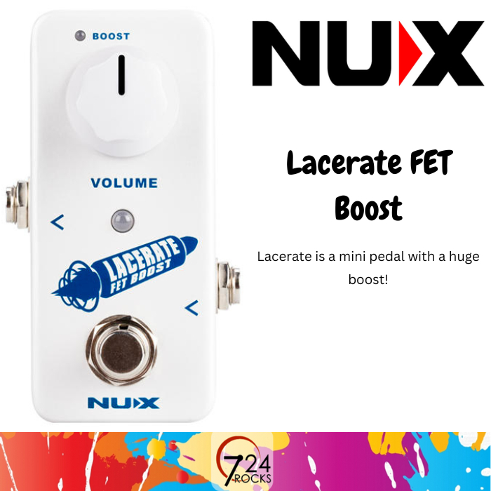 NUX guitar pedal Nux NFB-2 Lacerate FET Boost Electric Guitar Effect ...