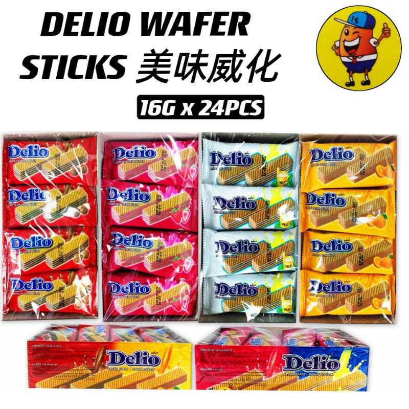 Delio Cream Waffle (24pcs x16g) | Shopee Malaysia